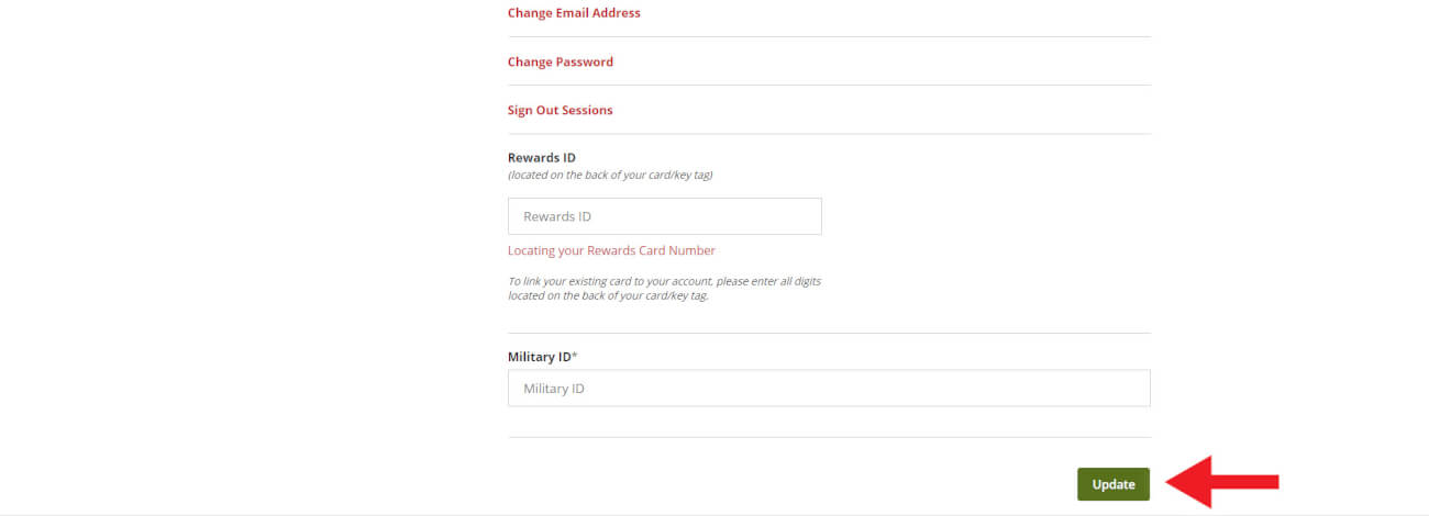 Rewards Card Activation - Defense Commissary Agency
