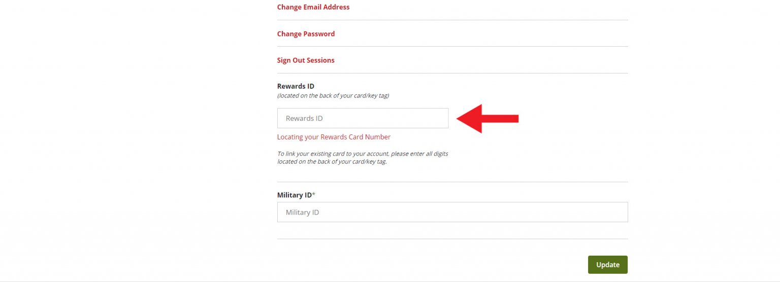 Rewards Card Activation - Defense Commissary Agency